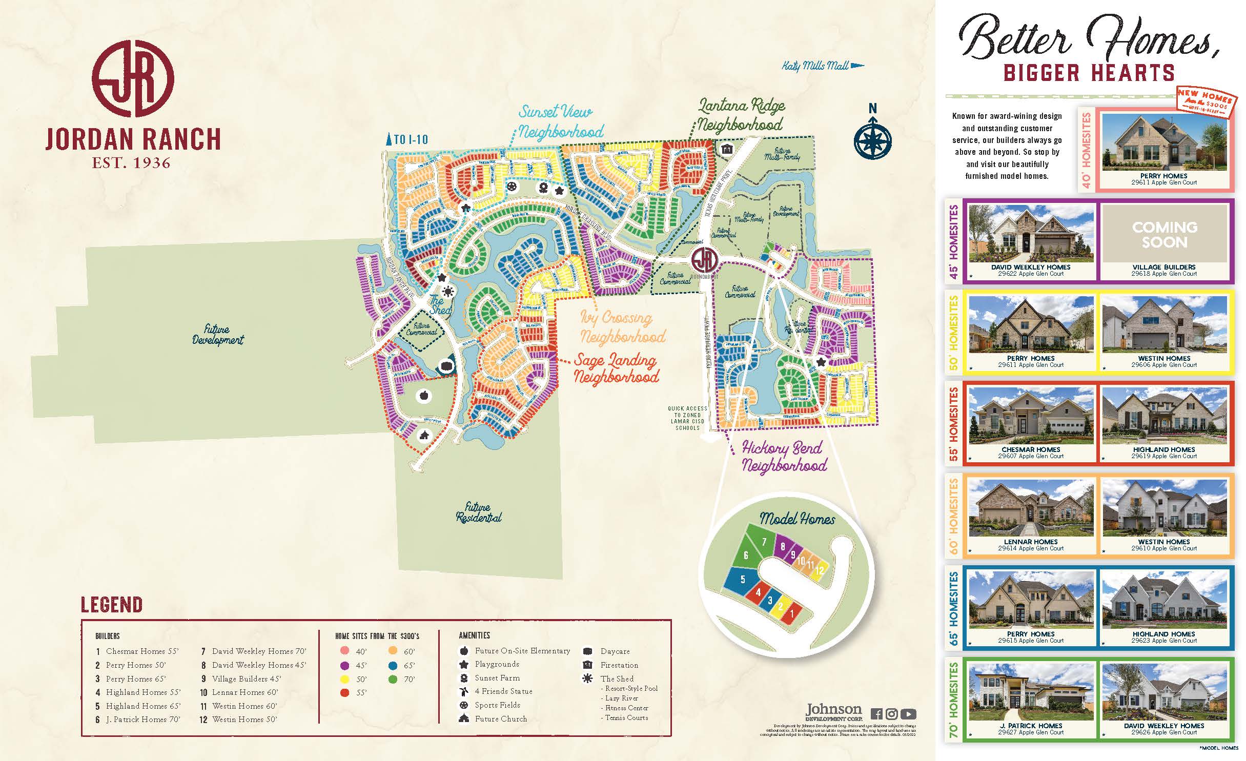 Fulshear Community Master Plan - Community Site Plan | Jordan Ranch