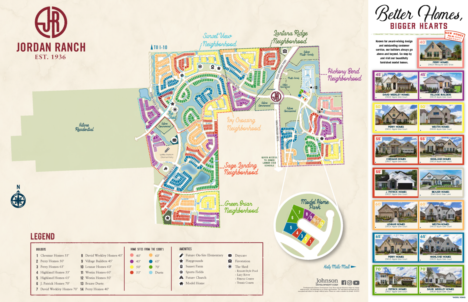 Fulshear Community Master Plan - Community Site Plan | Jordan Ranch